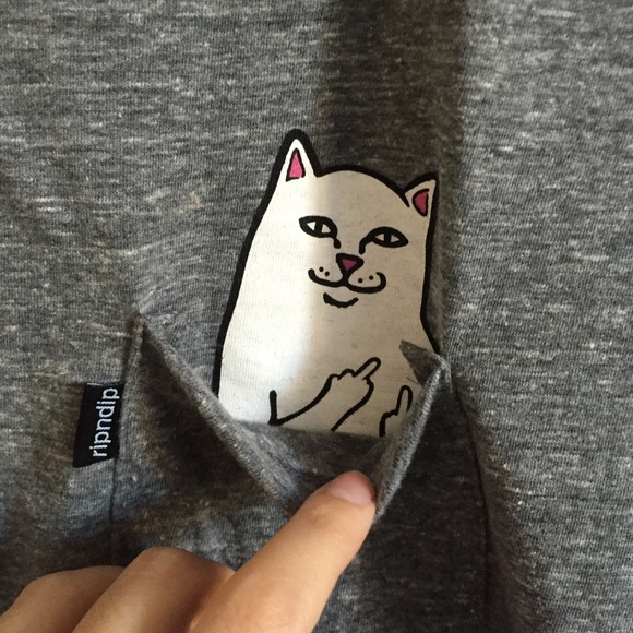Ripndip | Tops | Ripndip Cat Lord Nermal Pocket Tee | Poshmark